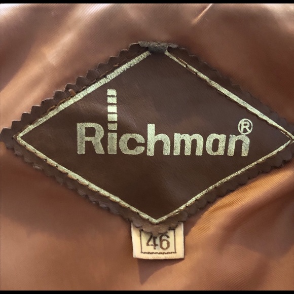 richman brothers | Jackets & Coats | Vintage Richman Brothers Leather ...